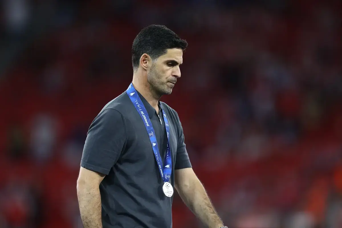 Arsenal boss Mikel Arteta furious at referee after losing Champions ...